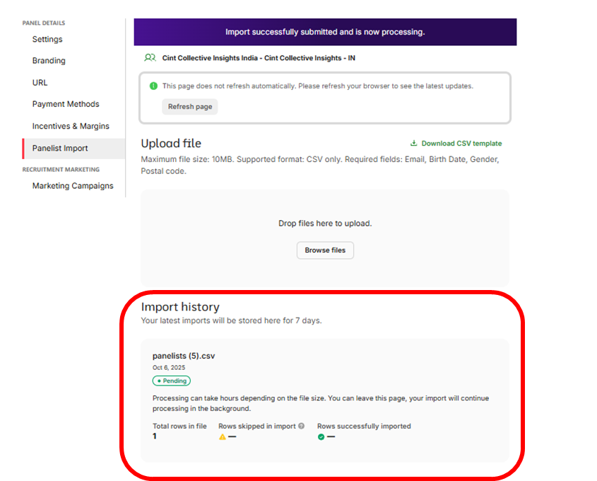 Bulk Upload is Now Super Easy! Introducing "Panelist Import" on the New Engage Platform – Panel ...